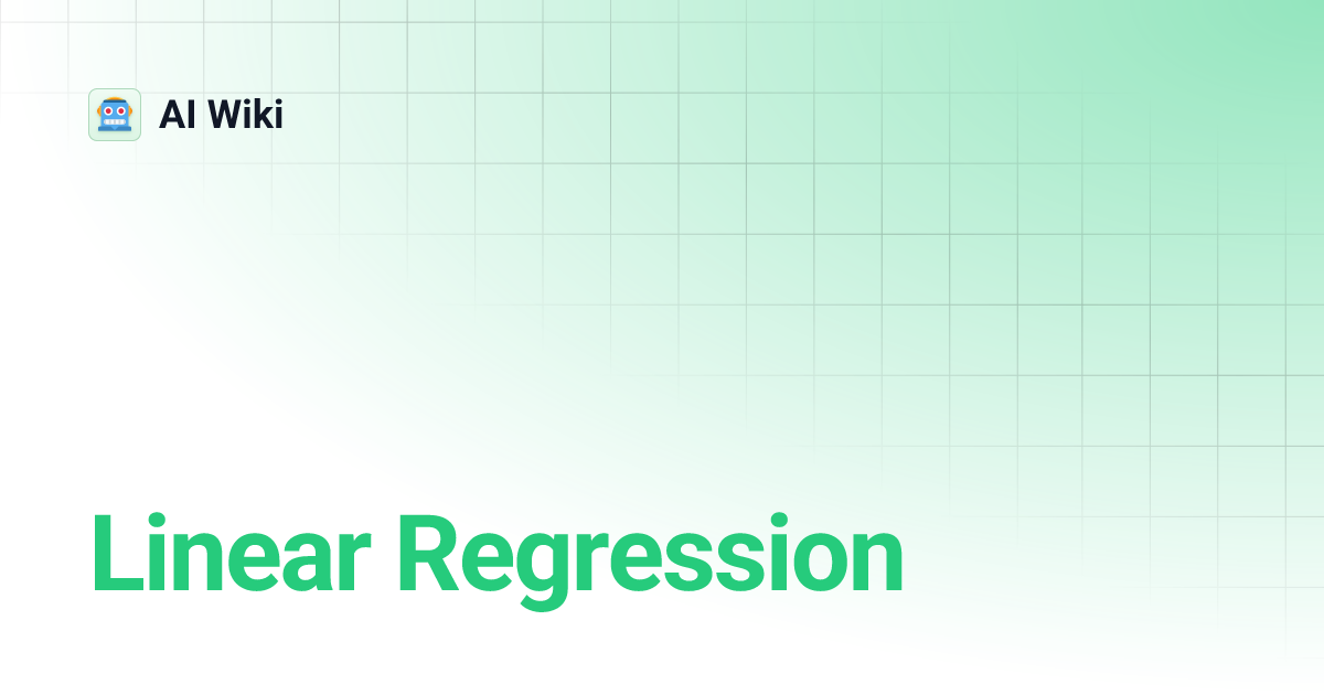 Linear Regression | AI Wiki