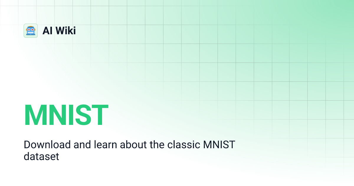 MNIST | AI Wiki